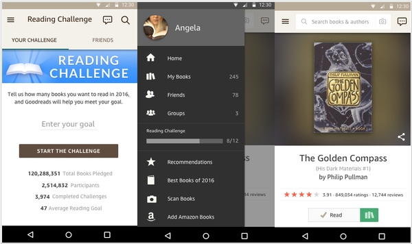Goodreads vs Google Books. The Best eBook Organizers